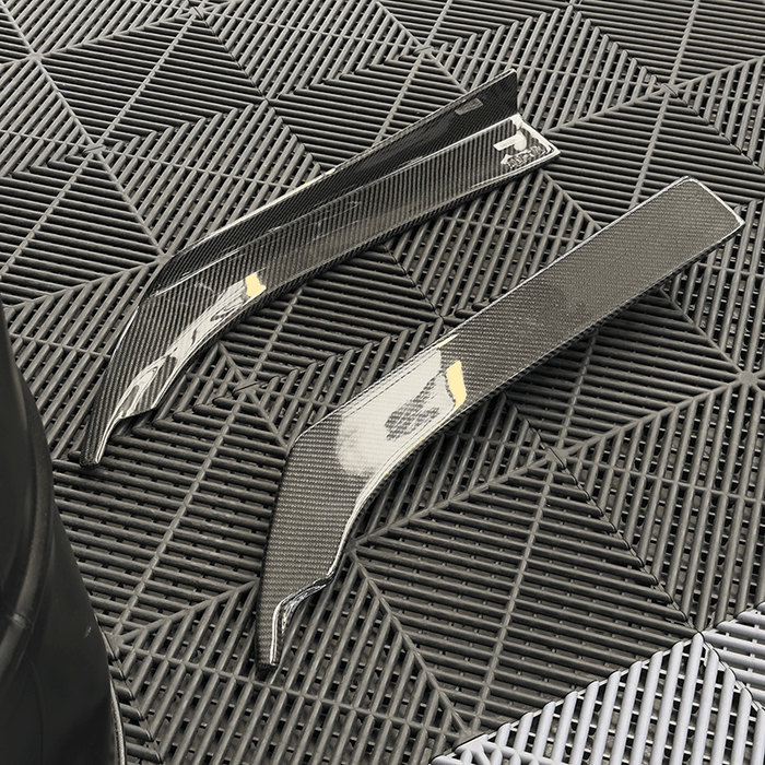 Universal Carbon Fiber Rear Bumper Canards