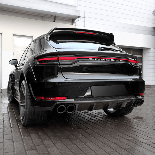 Carbon Fiber Rear Mid Spoiler for Porsche Macan 95B 2014-2018